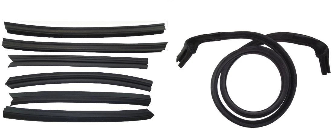 1965 Dodge Custom 880 new convertible top front & side weatherstrip se ...